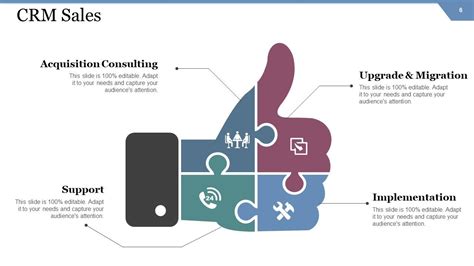 CRM Implementation Strategy Trainings Opportunities Finance Marketing Presentation Graphics