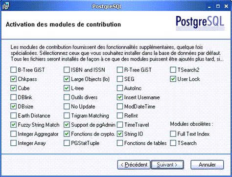 Installation De Postgresql 8 Windows