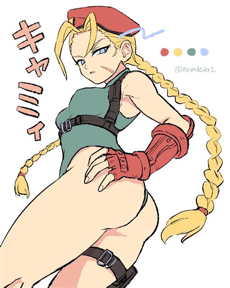 Cammy White Capcom Street Fighter Highres 1girl Ass Beret Blonde