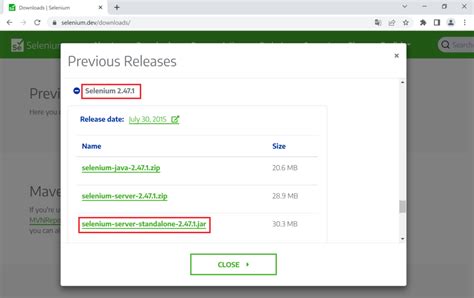 seleniumをselenium serverで起動させる browsers remote programan
