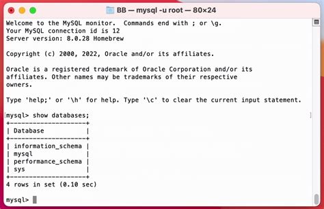 How To Install Mysql On Mac Using Homebrew Database Star Home