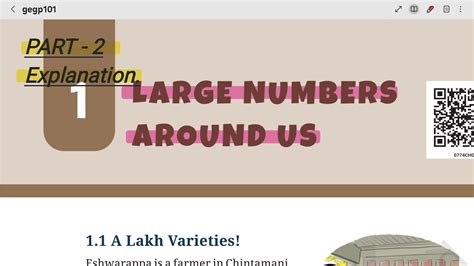 Class 7 Maths Ch ‐ 1 Large Numbers Around Us Part 2 Explanation