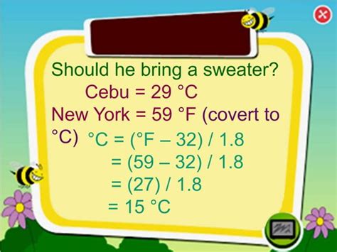 Temperature Convertion Of Celsius To Fahrenheit And Vice Versa Ppt