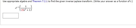 Solved Use Appropriate Algebra And Theorem To Find The Chegg