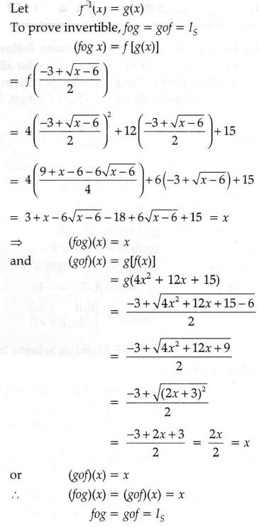 let f n → n be a function defined as f x 4x 2 12x 15 show that