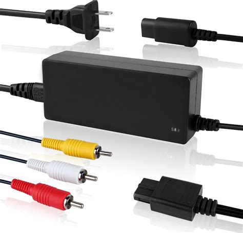 Buy AreMe AC Power Supply Adapter AV Composite Cable For Gamecube NGC System Online At Lowest