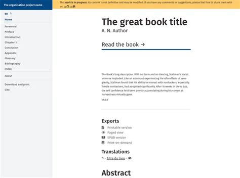 Jekyll Book Framework By Michaelravedoni A Undefined Template Built