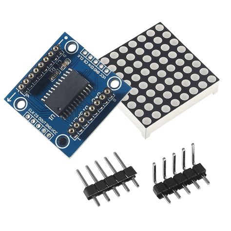 buy alinan 3pcs max7219 8x8 dot matrix led display module 5v mcu