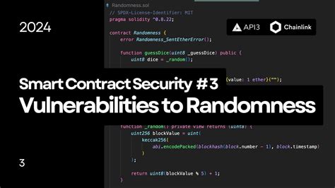 smart contract security 3 randomness ft chainlink vrf api3 qrng