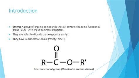 Solution Igcse Chemistry Esters Notes Studypool