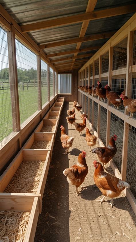 10 Poultry Farm Ideas Chicken Roost Zones In Farm Sheds Chicken