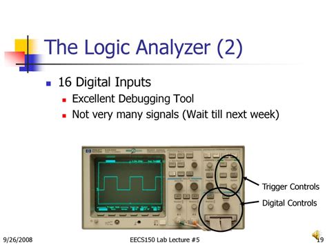 Logic Analyzers Eecs150 Fall Lab Lecture 5 Arjun Singh Ppt Download