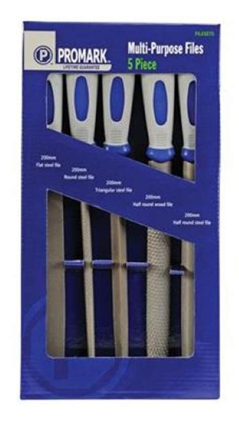 Promark Soft Grip Assorted File Set 5 Pc Omokoroa Itm