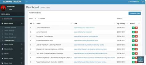 Source Code Aplikasi Website Kampus Berbasis Codeigniter Php Id Blog