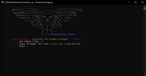 Github Maxim3lianxschmidtlaravel Ips Ranger A Python Script For
