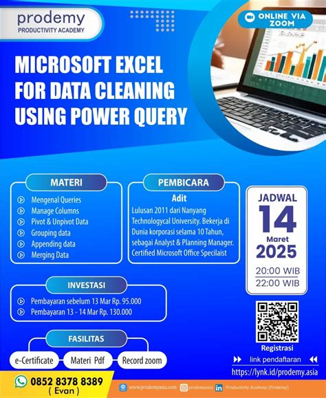 Microsoft Excel For Data Cleaning Using Power Query Productivity Academy Id