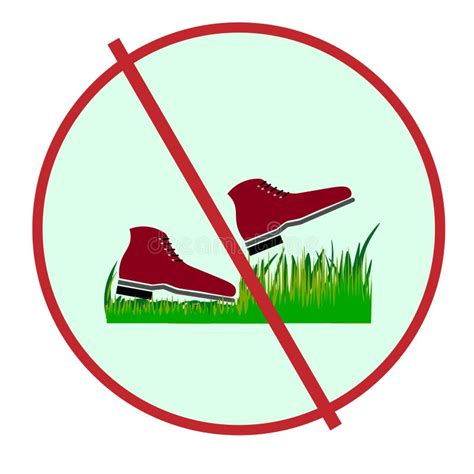 Keep Off Grass Sign Stock Illustrations 47 Keep Off Grass Sign Stock