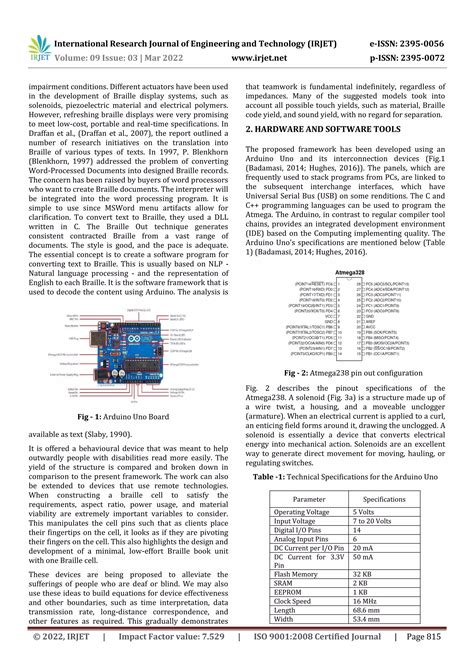 Design Of Text To Braille Digitized Device Based On Android And Arduino