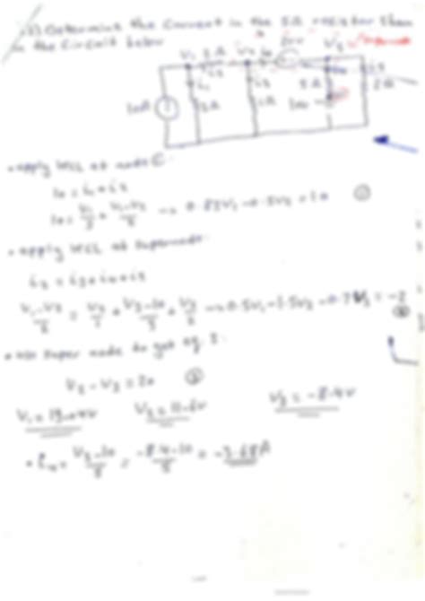 SOLUTION Nodal And Mesh Analysis Studypool