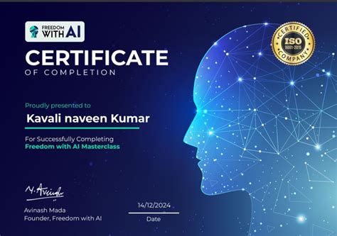 kavali naveen kumar on linkedin aicertification lifelonglearning