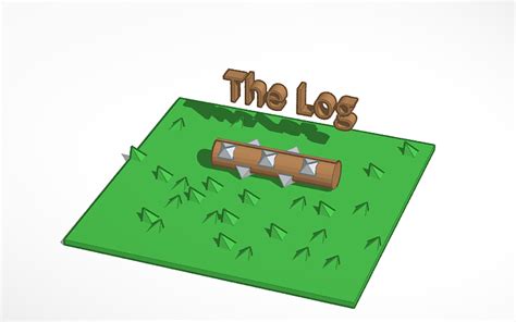 3d Design The Log Tinkercad