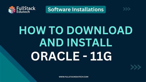 Oracle 11g Installation How To Download And Install Oracle 11g