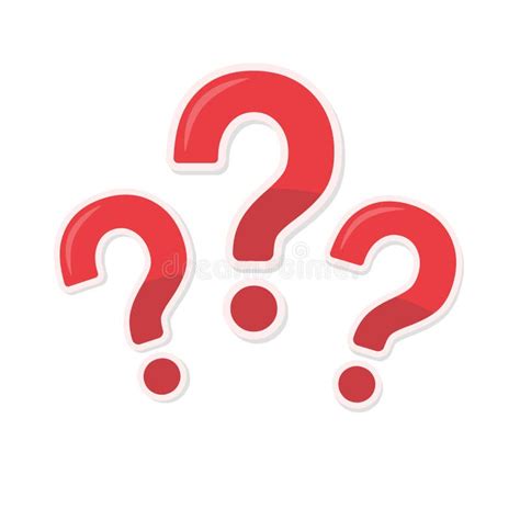 Speech Bubbles With Question Marks Doubt Concept Problem Solving Stock