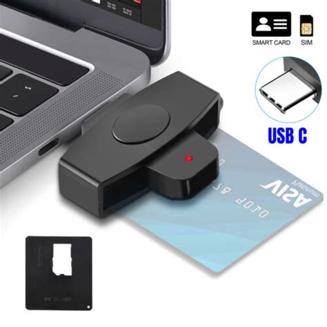 Usb C Smart Card Reader Dod Military Cac Common Access Bank For