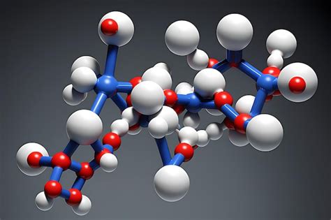 Premium Photo Molecular Structure 3d Texture Design