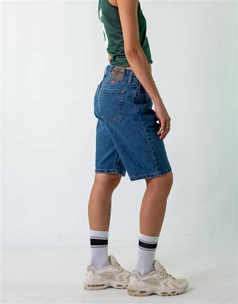 Vintage Wrangler 32 Denim Jorts Shorts Blue Asos