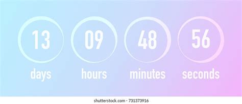 Flip Countdown Clock Counter Timer Coming Stock Vector Royalty Free 1121805962