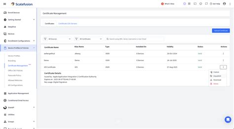 Simplify Ios Certificate Management With Scalefusion