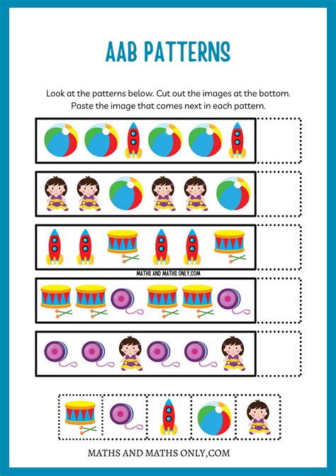 Shapes And Pattern Worksheets Free Download