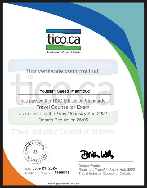 Youssef Saeed On Linkedin Ticocertified Travelindustry