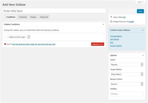 How To Display Content Aware Sidebars For Any Wordpress Page Or Post Type