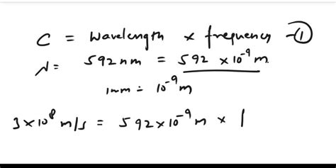 SOLVED Calculate The Frequency In Hertz Of Electromagnetic Radiation That Has A Wavelength Of