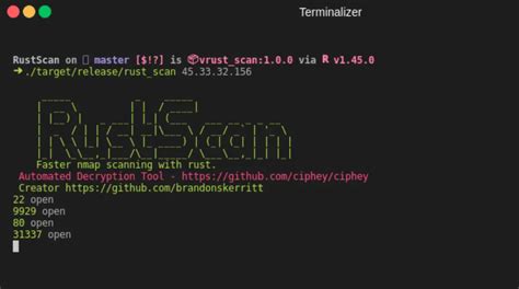 RustScan Find All Open Ports Fast With Rustscan