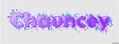 Chauncey Text Effect And Logo Design Name