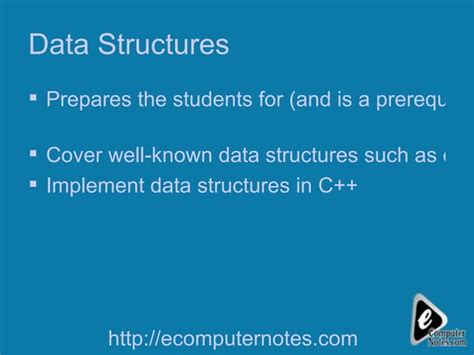Computer Notes Data Structures Ppt