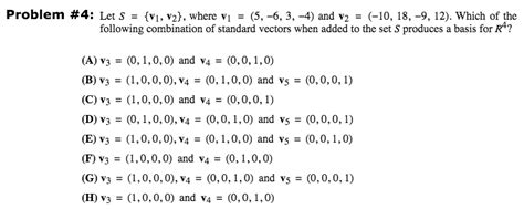 Solved Problem 4 Let S V1 V2 Where Vi 5 6 3 Chegg Com
