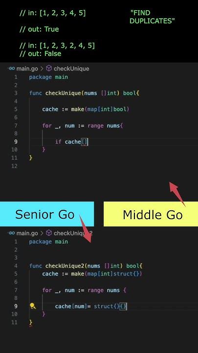 Senior Go Vs Middle Go Developer Golang Coding Codingchallenge Golangtutorial Youtube