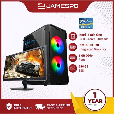 Intel I Th Gen Desktop Computer Set G G Ram G G Ssd In In Monitor For Work Game