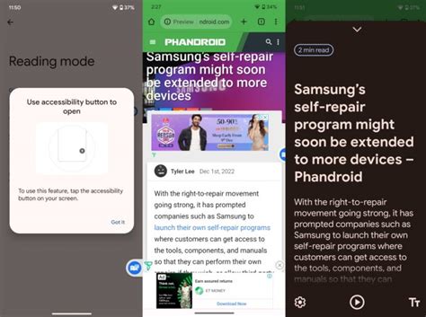 How To Use The New Reading Mode On Android Phandroid