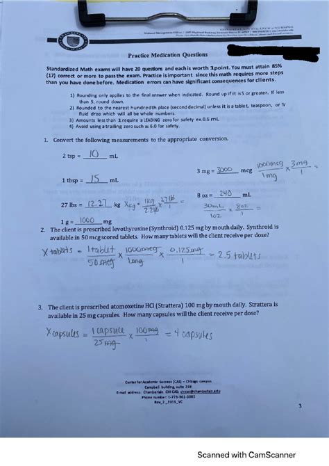 calculation packet college nur yore ll gofis reg5sg ta cans phroce