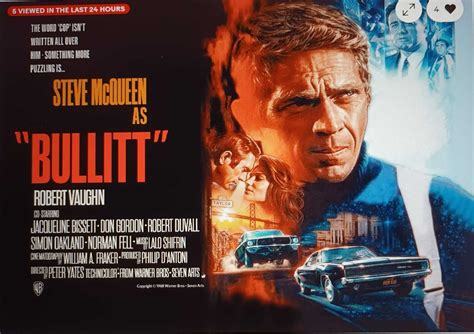 Lot 14 Steve Mcqueen Bullitt Posters