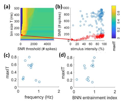 Information Transmission From Snn To Bnn A Heatmap Of The Maxit