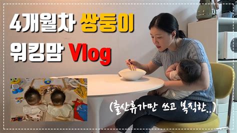 워킹맘의 쌍둥이 행복 육아 24시간 풀코스 브이로그 그런데 집사람을 곁들인 Youtube