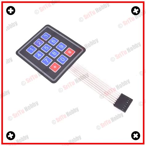 X Matrix Array Key Membrane Switch Keypad SriTu Hobby