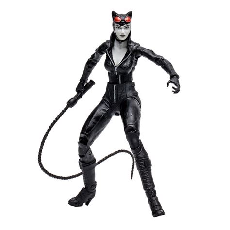 Dc Comics Batman Arkham City Catwoman Action Figure Black