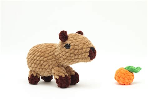Cute Capybara Plush Etsy